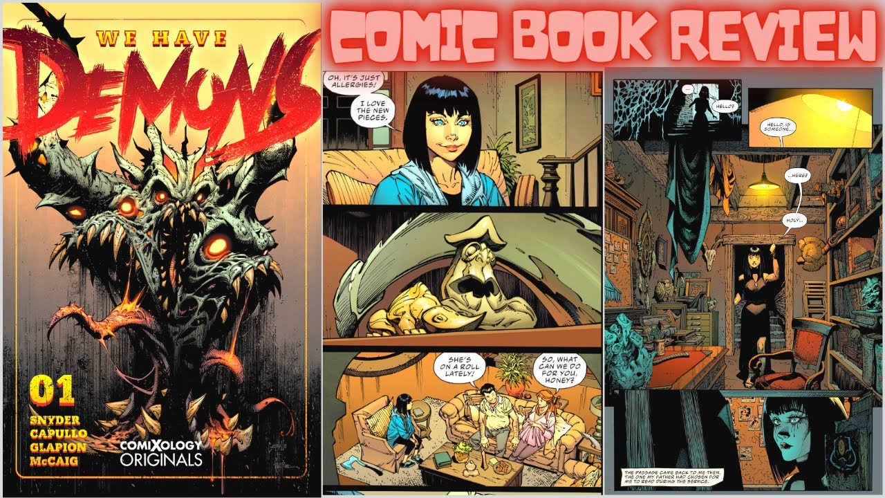 Comic Review | We Have Demons #1 Review | Comixology Originals - YouTube