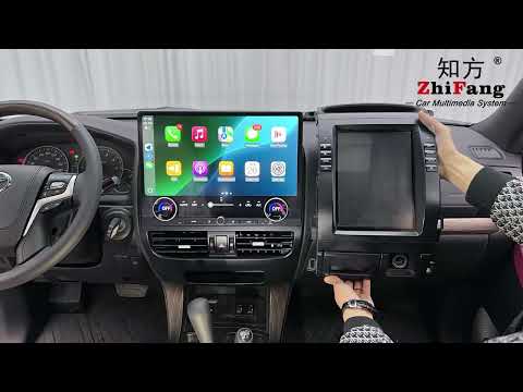 How to install 02-09 Toyota prado 16.8 inch car radio multimedia player