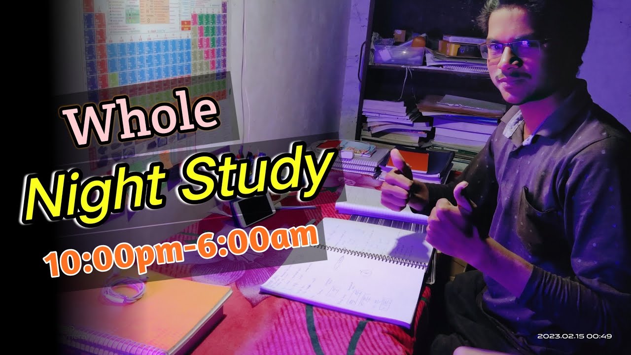 All-Night Study Routine of JEE and CET Aspirants /Studywhole night # ...
