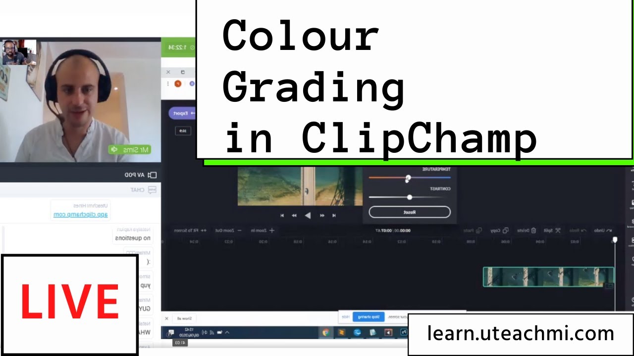 TechClubLive - Black Inventors & Color Grading in ClipChamp - YouTube