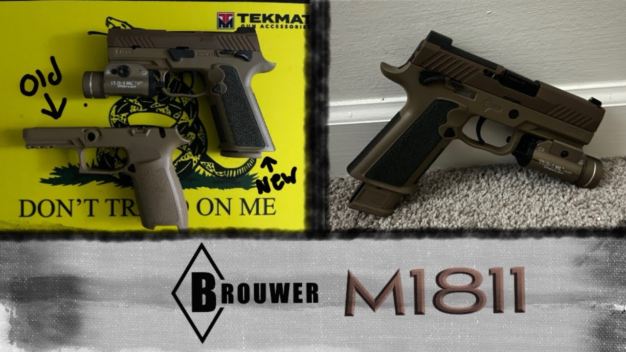 Installing Brouwer's M1811 Grip Module | Sig P320 M18. - YouTube