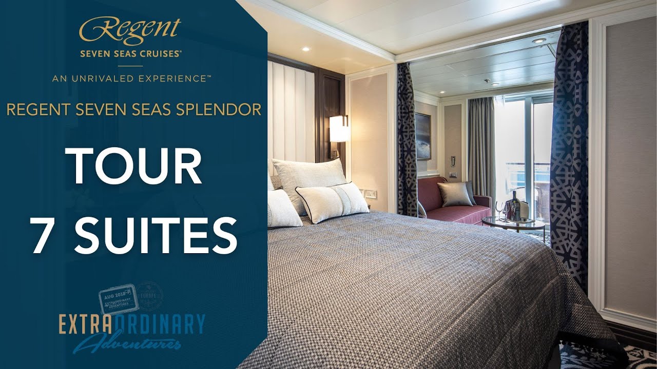Regent Seven Seas Splendor - Room Tour of 7 Suites - YouTube