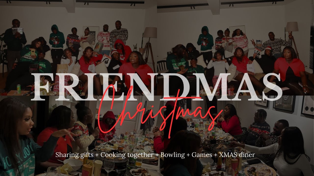 FRIENDMAS | I LOVE MY PEOPLE DEEPLY - COOKING + GIFTS + BOWLING + GAMES ...