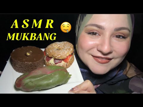 MUKBANG ASMR  🤤| Tatlı yiyorum 🍰 Relaxing Eating Sounds