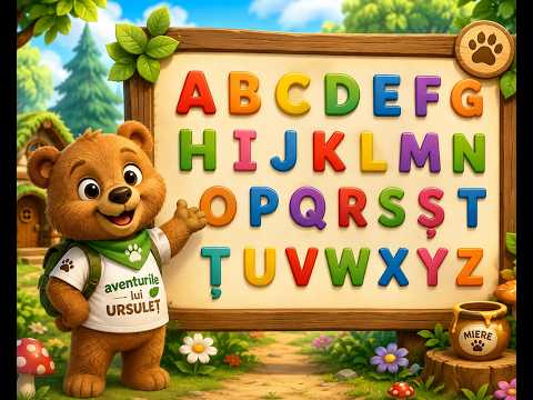 Învață Alfabetul cu Ursuleț! A-Z cu Aventurile lui Ursuleț!