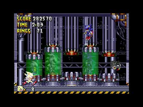 Sonic 3D In 2D - Full Playthrough & All Emeralds