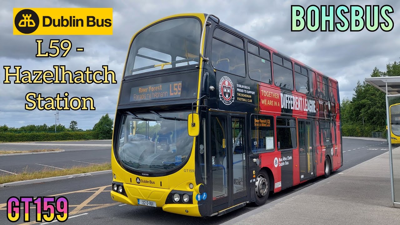 *Bohsbus* Dublin Bus Ride #333: Wright Gemini 2 B9TL GT159, Route: L59 ...
