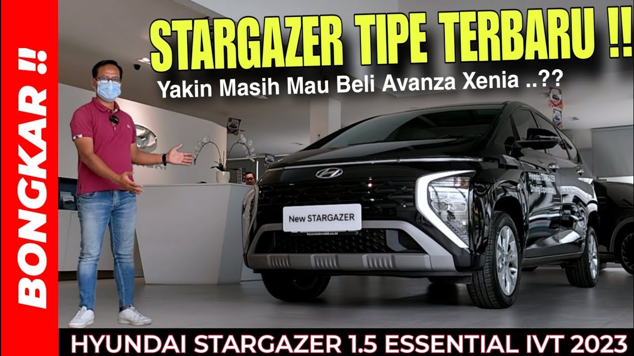 Bongkar !! HYUNDAI STARGAZER 1.5 ESSENTIAL IVT 2023 || Review Exterior & Interior Terbaru - YouTube