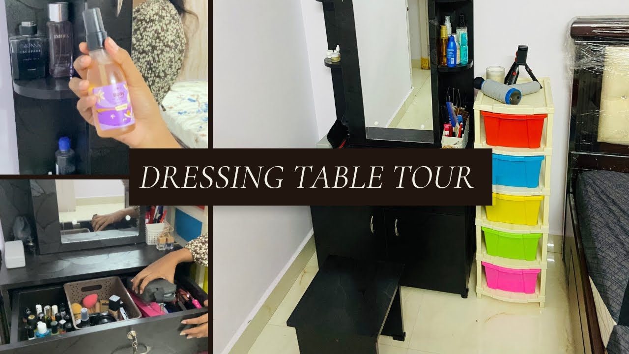 My New dressing table tour #dressingtable - YouTube