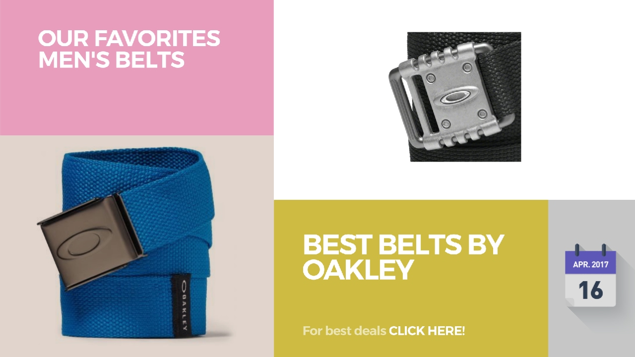 Best Belts By Oakley Our Favorites Men's Belts - YouTube