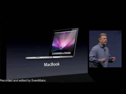 Apple WWDC 2009 Keynote - MacBook line-up refresh (part 2) - YouTube