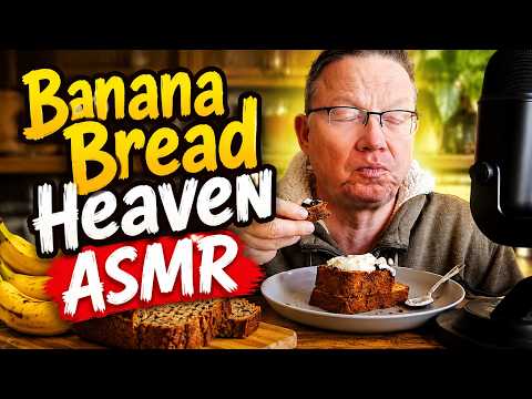 Banana Bread ASMR Mukbang, I'm Eating Homemade Banana Bread And Telling Mental Health Stories