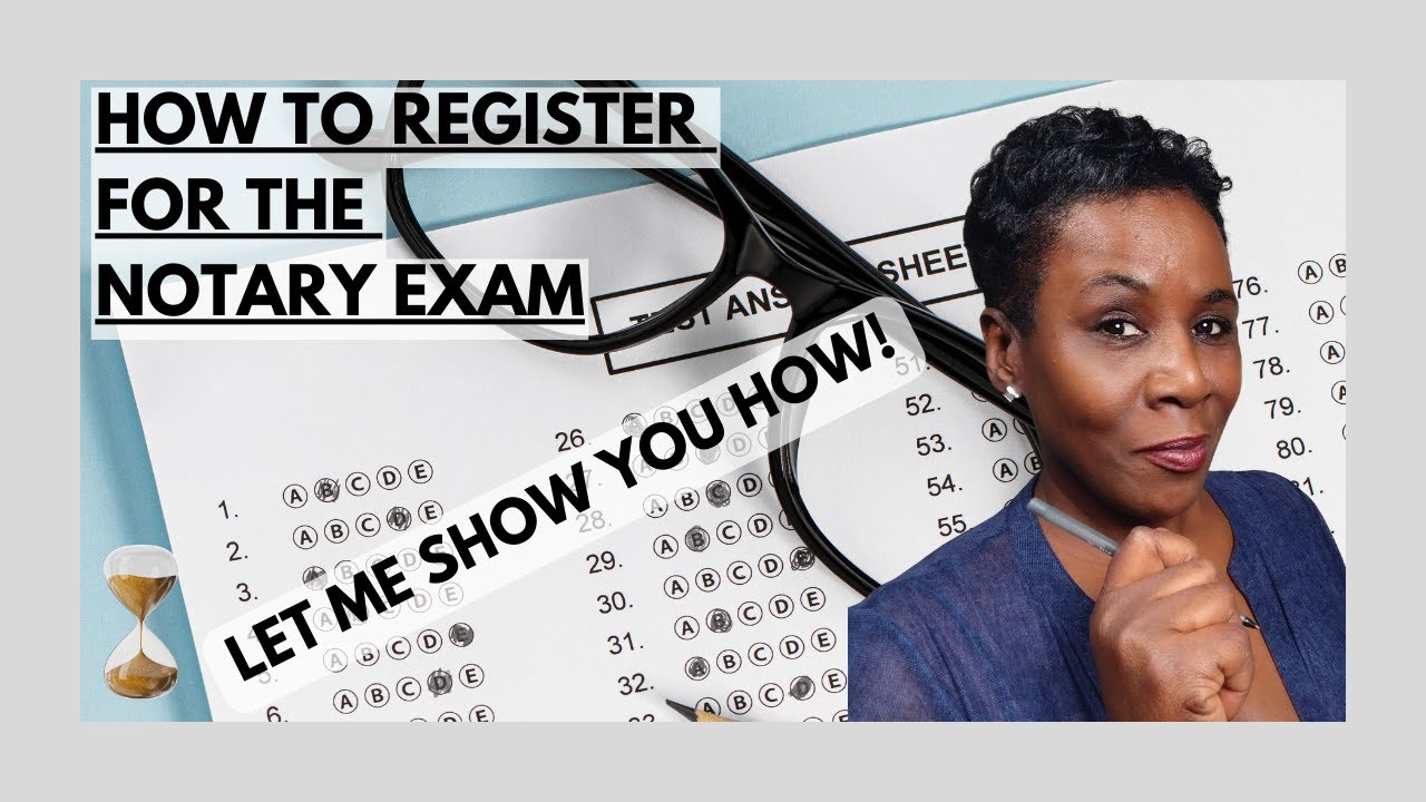HOW TO REGISTER FOR THE NOTARY EXAM - Deitra Mechelle | Notary Exam ...