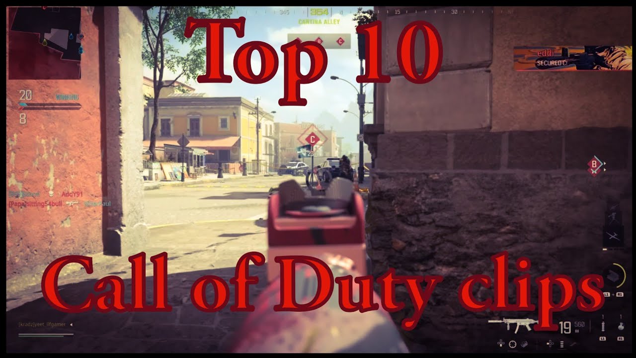 Top 10! Call of Duty clips - YouTube