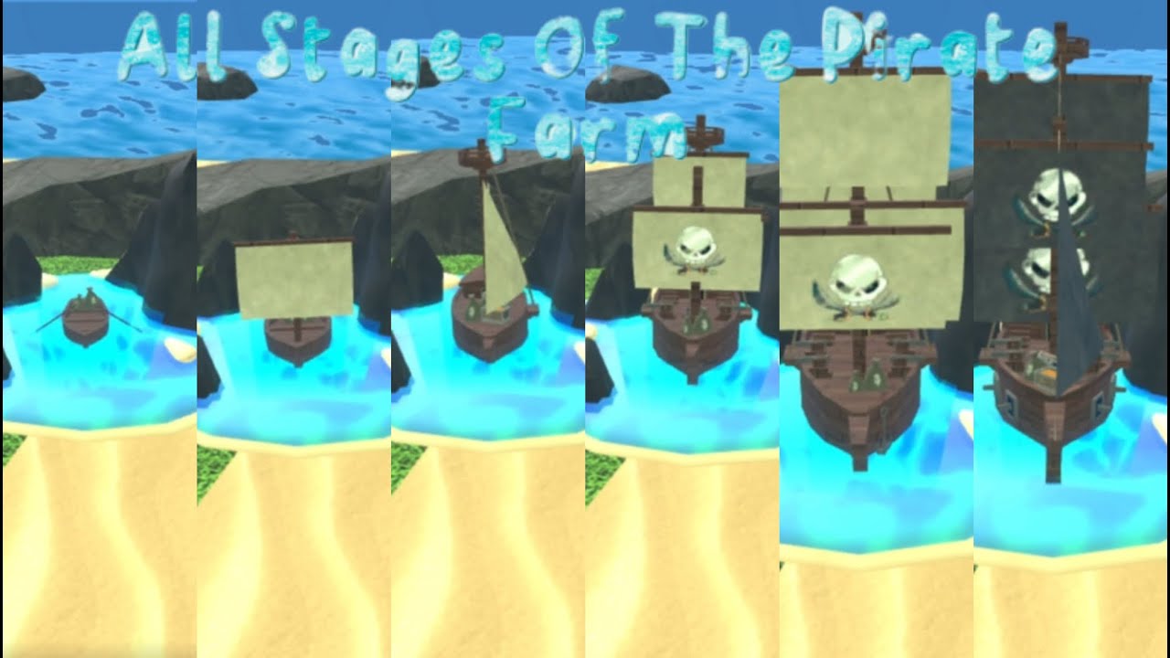 All Stages Of The New Pirate Farm! Tower Defense Simulator - YouTube