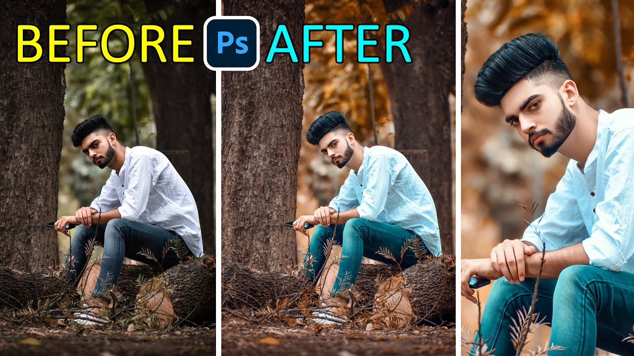 Photoshop Tutorial : Outdoor Portrait Editing 📷 - YouTube