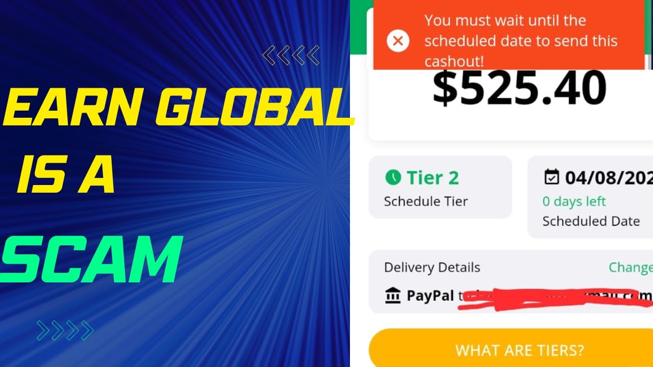 Earn Global Co is a Scam not Legit, My 14 Days Hold Review about Earn ...