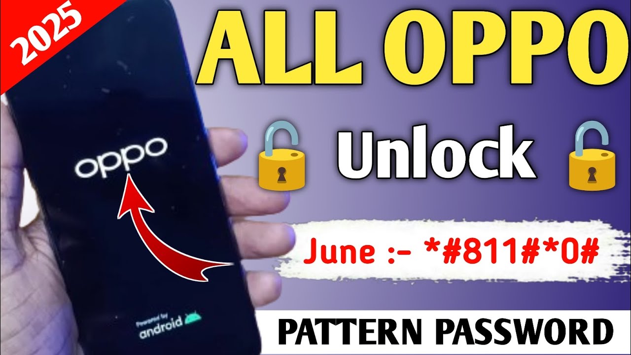 Finally 2025 :- All Oppo Reset Password How to fix forgot lockscreen ...