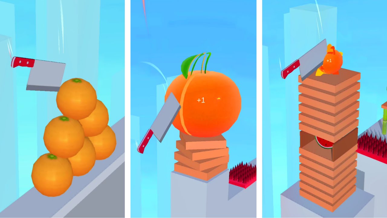 Almost Cut 🔪⚔️🪓 Very Satisfying And Relaxing ASMR Slicing Game Perfect ...