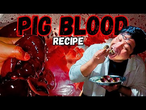 Pig Blood Recipe U must Try Before you die 👍 | village life style - YouTube