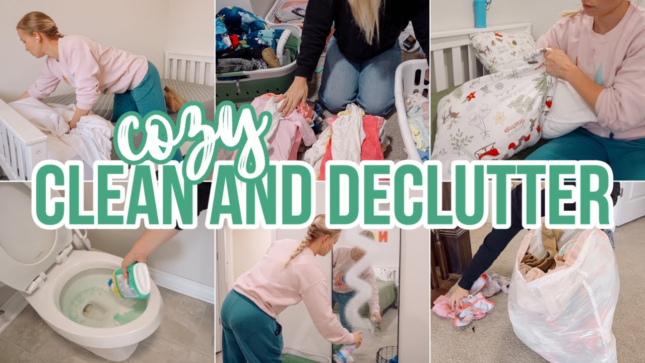 CLEAN AND DECLUTTER // CLEAN WITH ME // STAY AT HOME MOM MOTIVATION ...