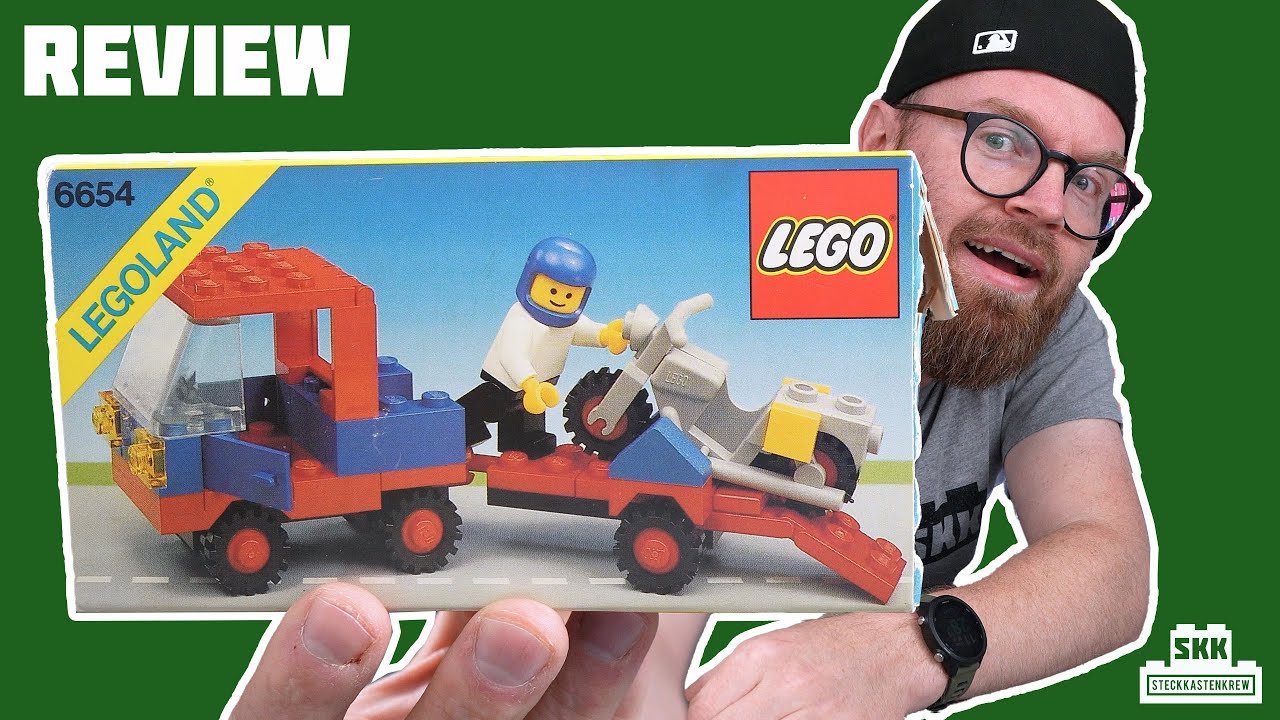 Spielbarkeit auf kleinstem Raum: LEGO® 6654 Motorrad-Transporter von ...