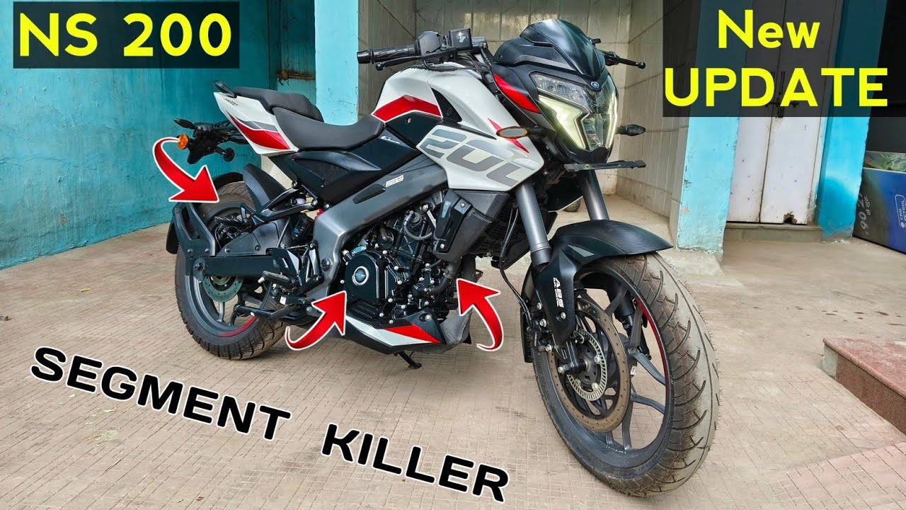 Bajaj Pulsar NS 200 Bs7 Dual Channel ABS Updated Version 2025 New Model ...
