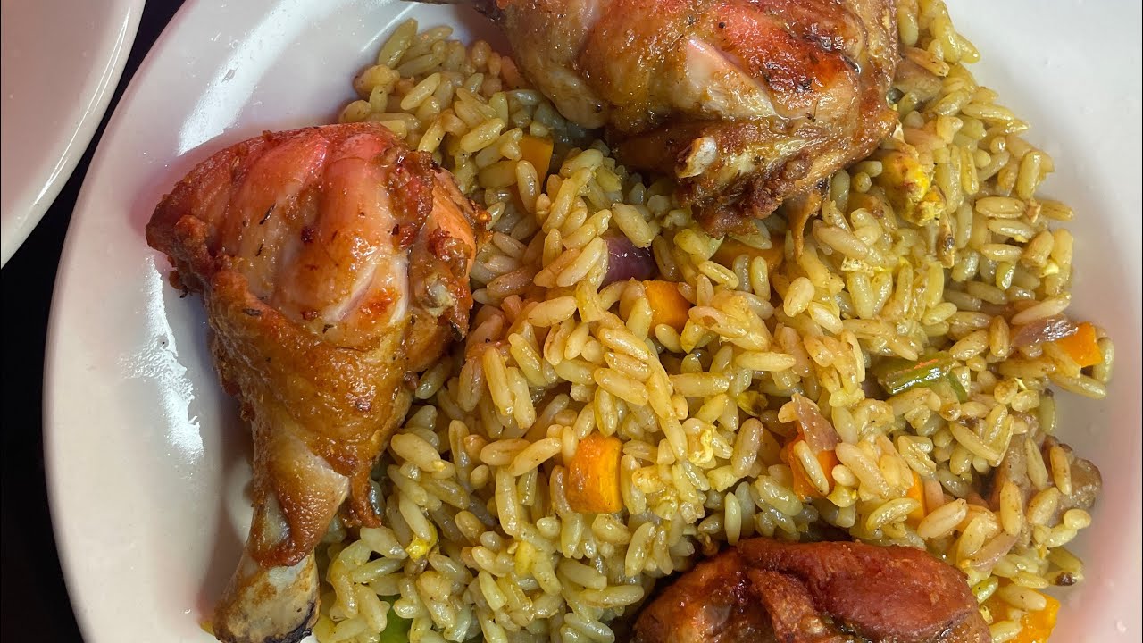 CELEBRATING 3K SUBSCRIBERS WITH BEEF SUYA FRIED RICE RECIPE - YouTube