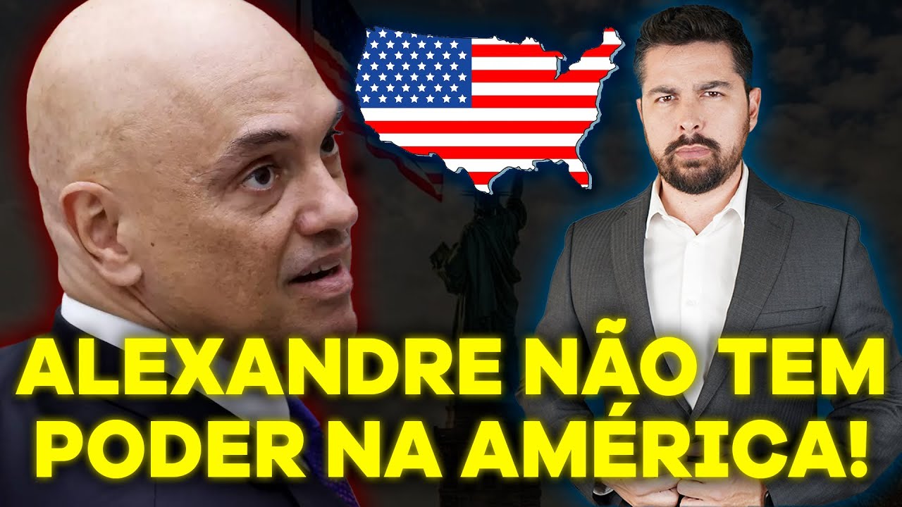 URGENTE! VOU AOS TRIBUNAIS AMERICANOS. Na América, Alexandre NÃO tem ...