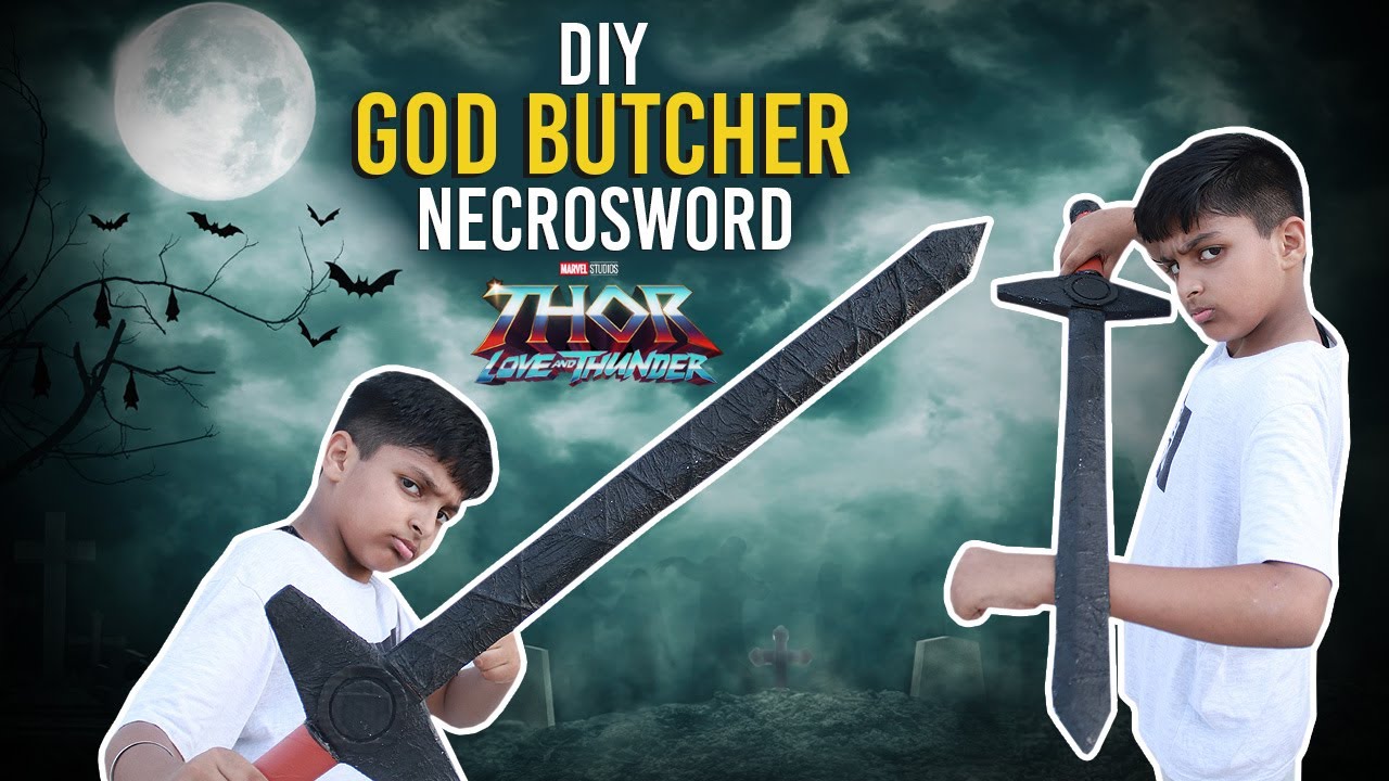 How to Make Gorr the God Butcher Necrosword | How to Make Cardboard ...