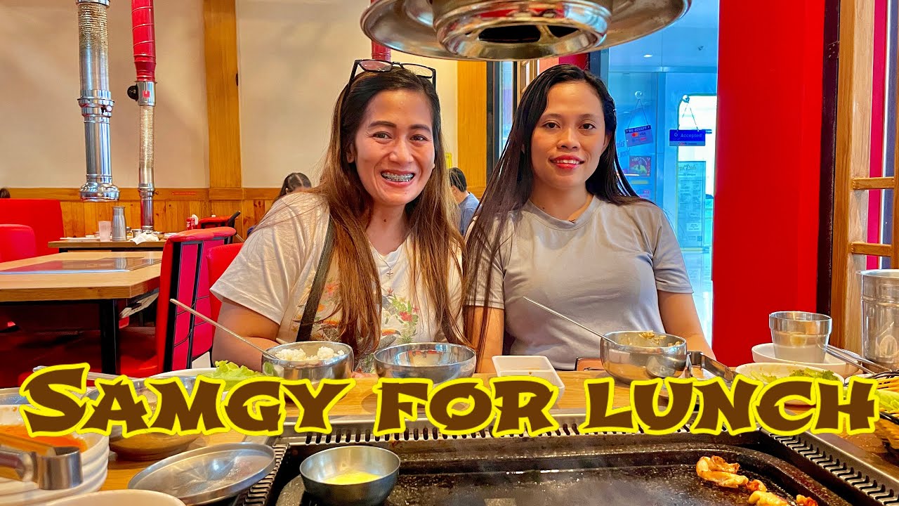 SAMGY for lunch - YouTube