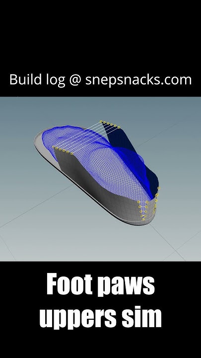 Fursuit foot paw design simulation #furry #fursuitmaking #3dprinting - YouTube