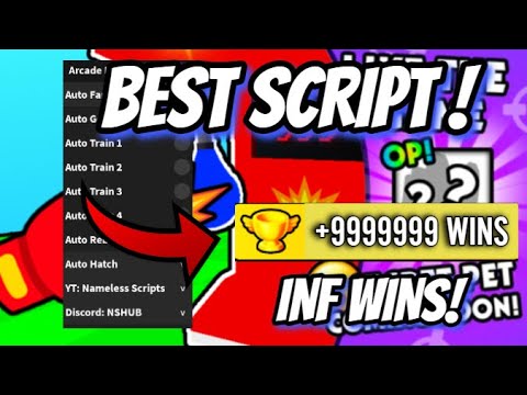 Arcade Punch Simulator Best Script! | Inf Wins, Auto Rebirth + Auto ...