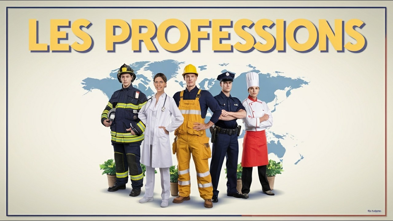 Vocabulaire : Les professions en français - YouTube