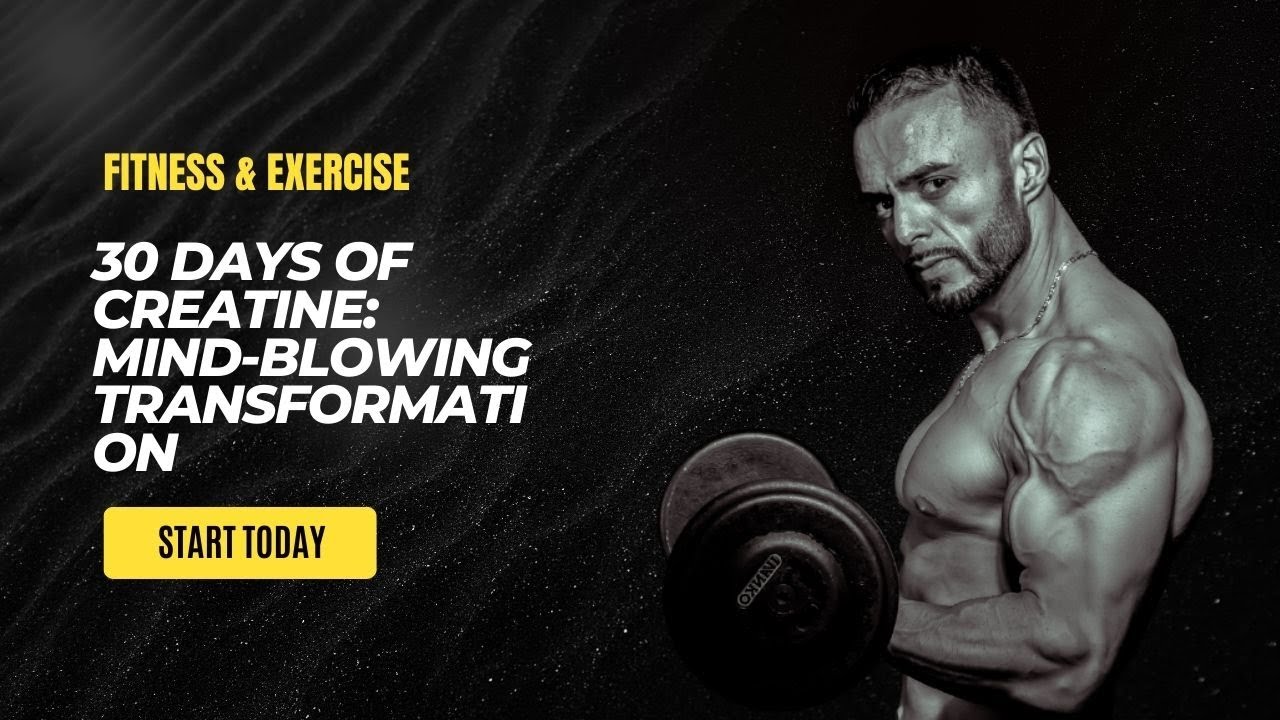 30 Days of Creatine: Mind-Blowing Transformation - YouTube