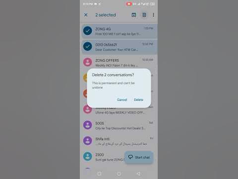 How to delete sms messages on android / Delete messages #shorts #sms - YouTube