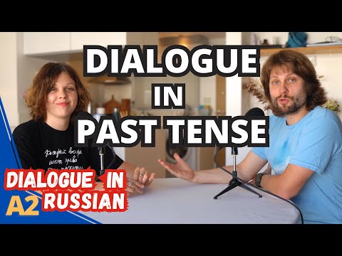 Slow Russian Dialogue For Beginners in Past Tense (with subtitles)
