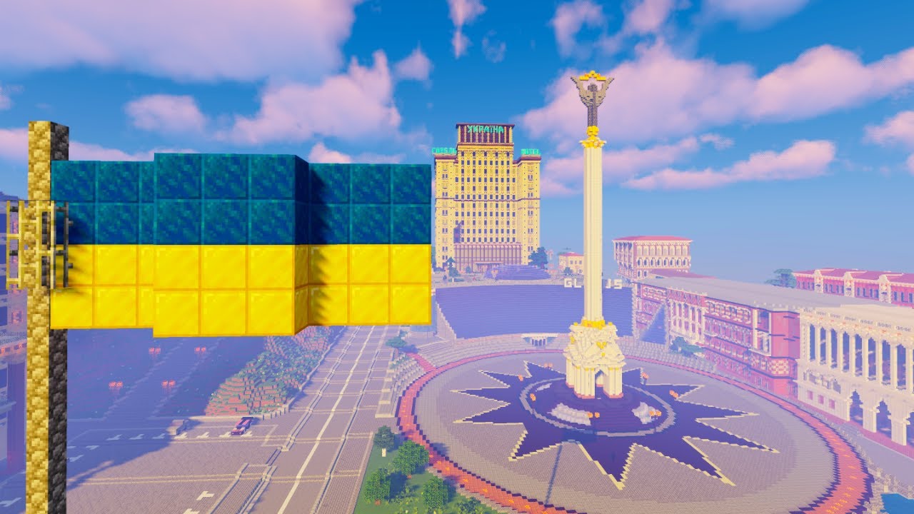 minecraft: Heart of Ukraine in Minecraft (Kyiv) - YouTube