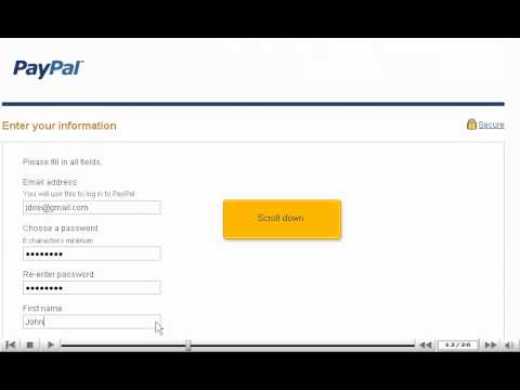 How to signup for a new PayPal personal account - PayPal tutorial - YouTube