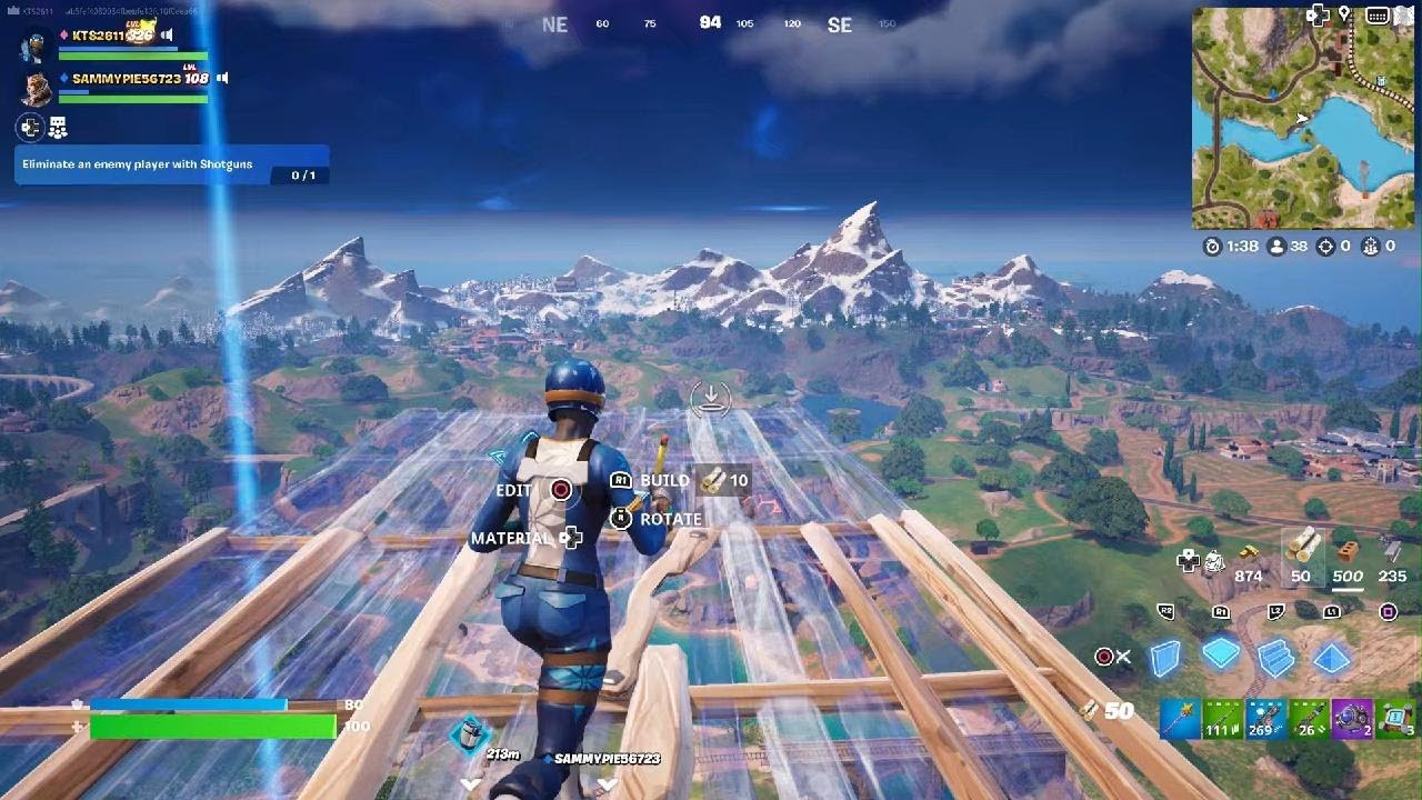 Fortnite trying the og skybase strat - YouTube