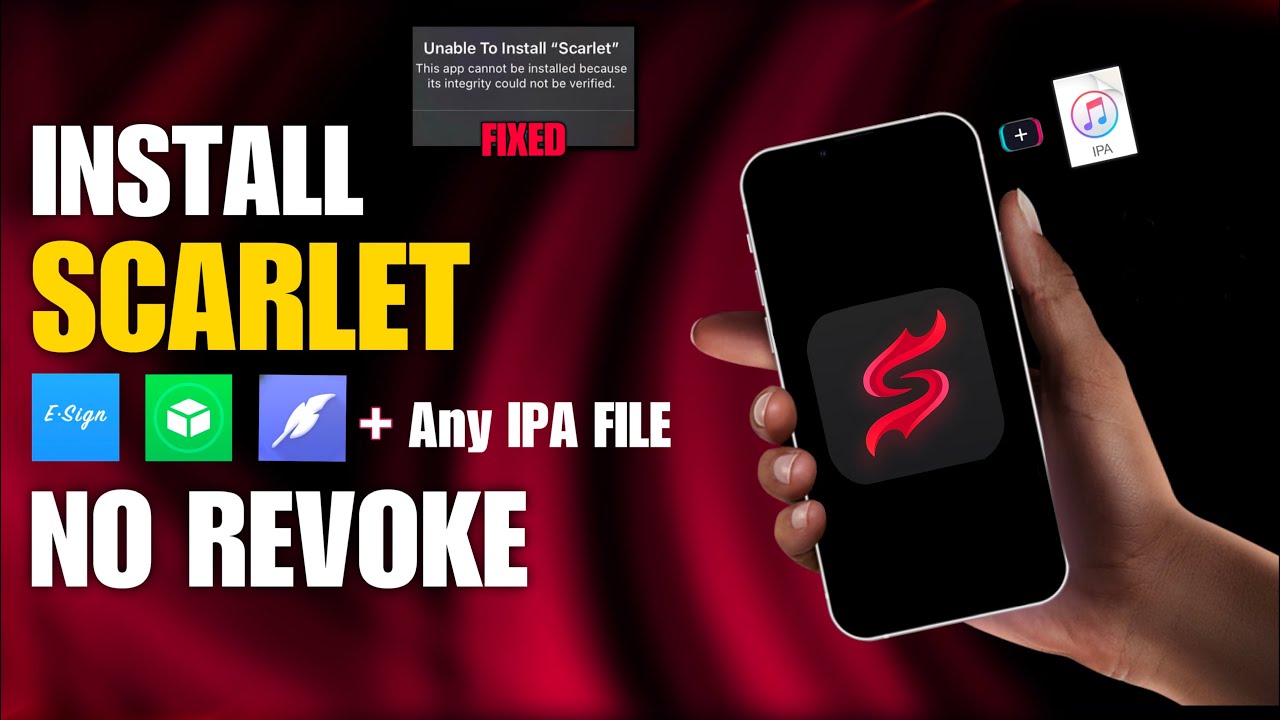 I Fixed Scarlet Revoke Problem Permanently | Install IPA unlimited ...