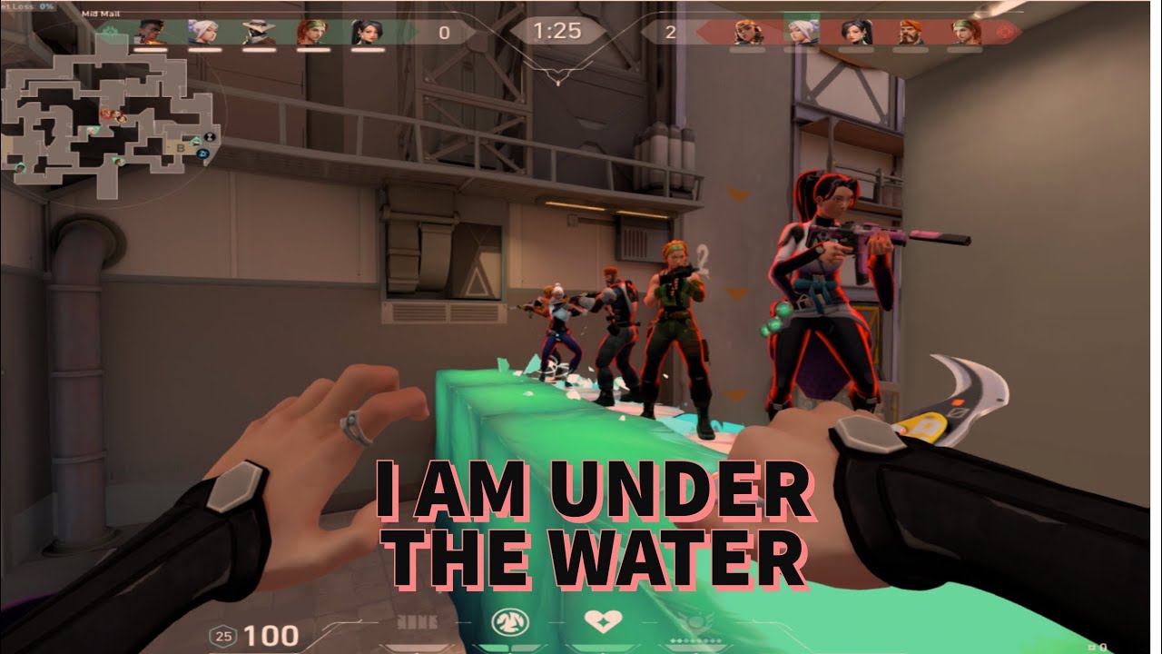 I AM UNDER THE WATER FEET VALORANT - YouTube
