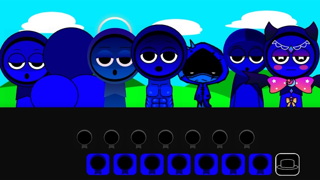 Every Jevin Blue Sprunki Singing Together! NORMAL VS HORROR! - YouTube