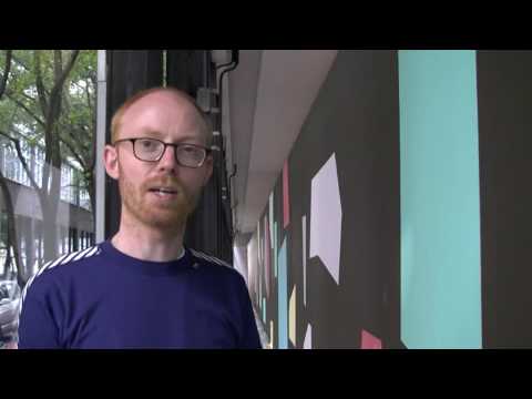 WWB. Toby Paterson explaining his new work for the Museum of Modern Art ...