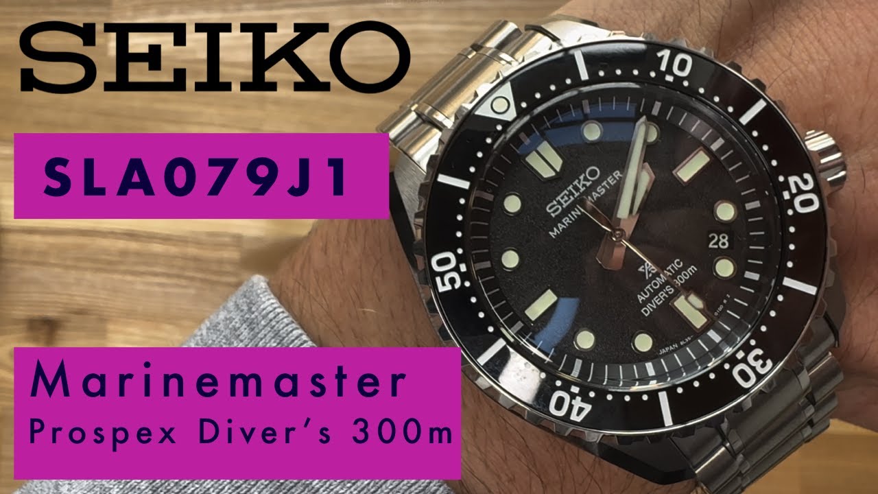 Seiko SLA079 1968 Heritage Diver's MARINEMASTER Prospex Watch UNBOXING ...