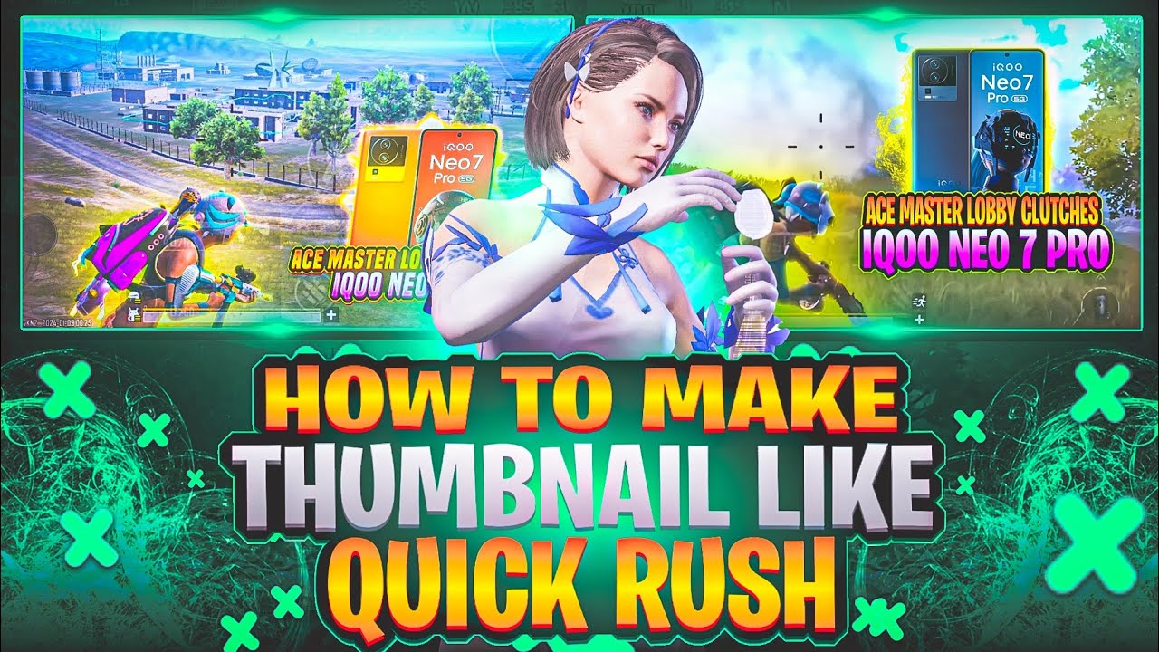 How To Make Thumbnail Like @quickrush_bgmi||How To Make Bixi Op ...