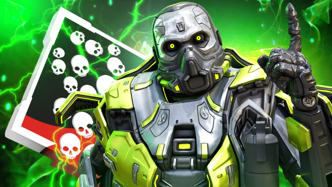 Caustic 23 KILLS 4K Damage Apex Legends Gameplay - YouTube