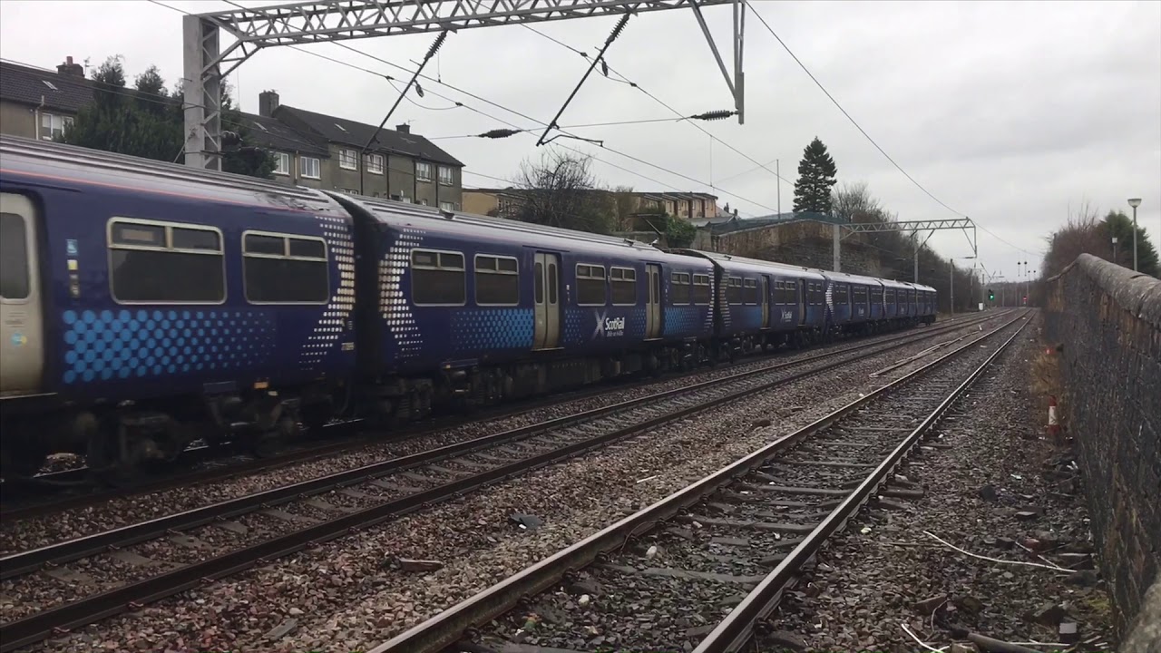 Trains at Coatbridge Central - YouTube