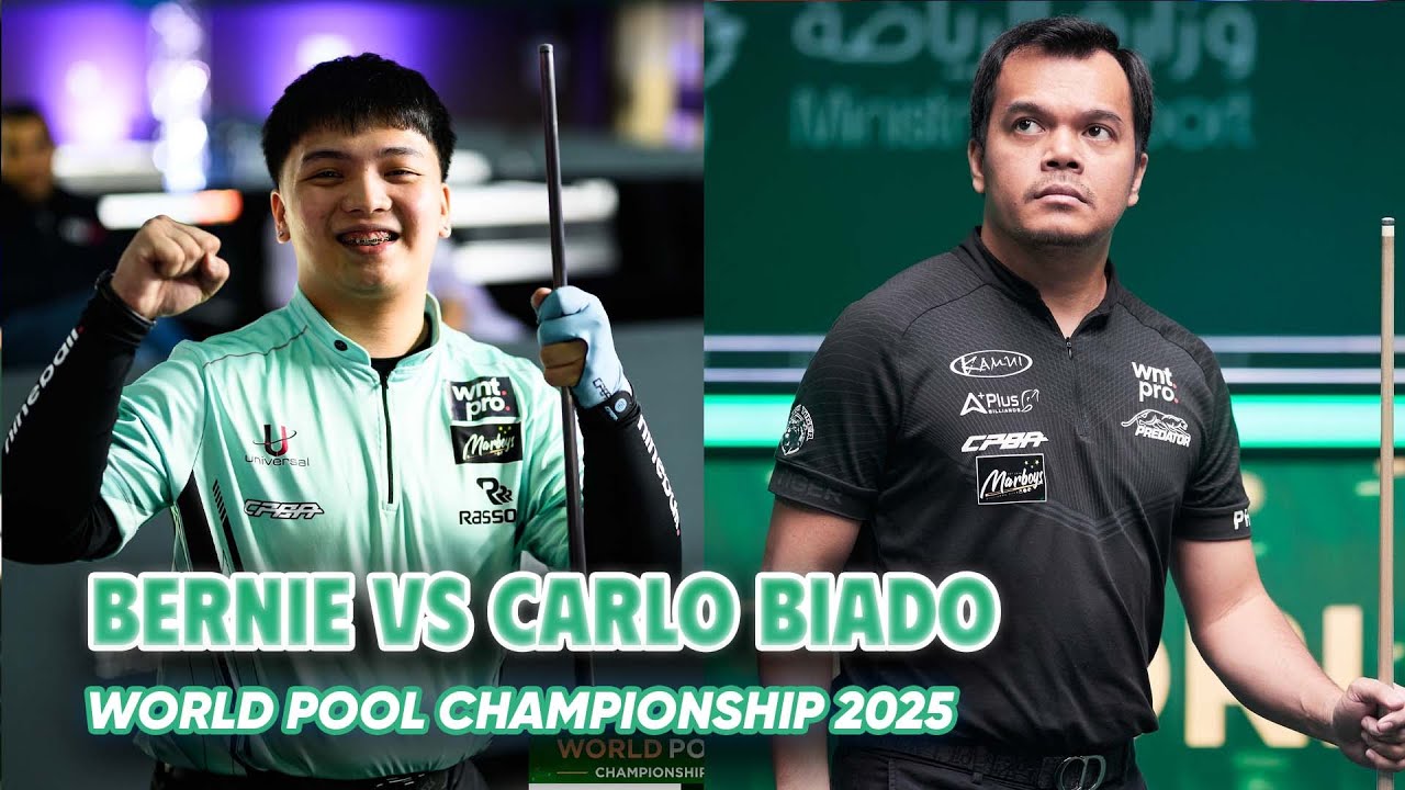 FULL HD | Bernie Regalario vs Carlo Biado | Bán kết | Billiards World ...