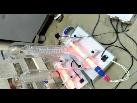 double distillation unit labpro brand - YouTube